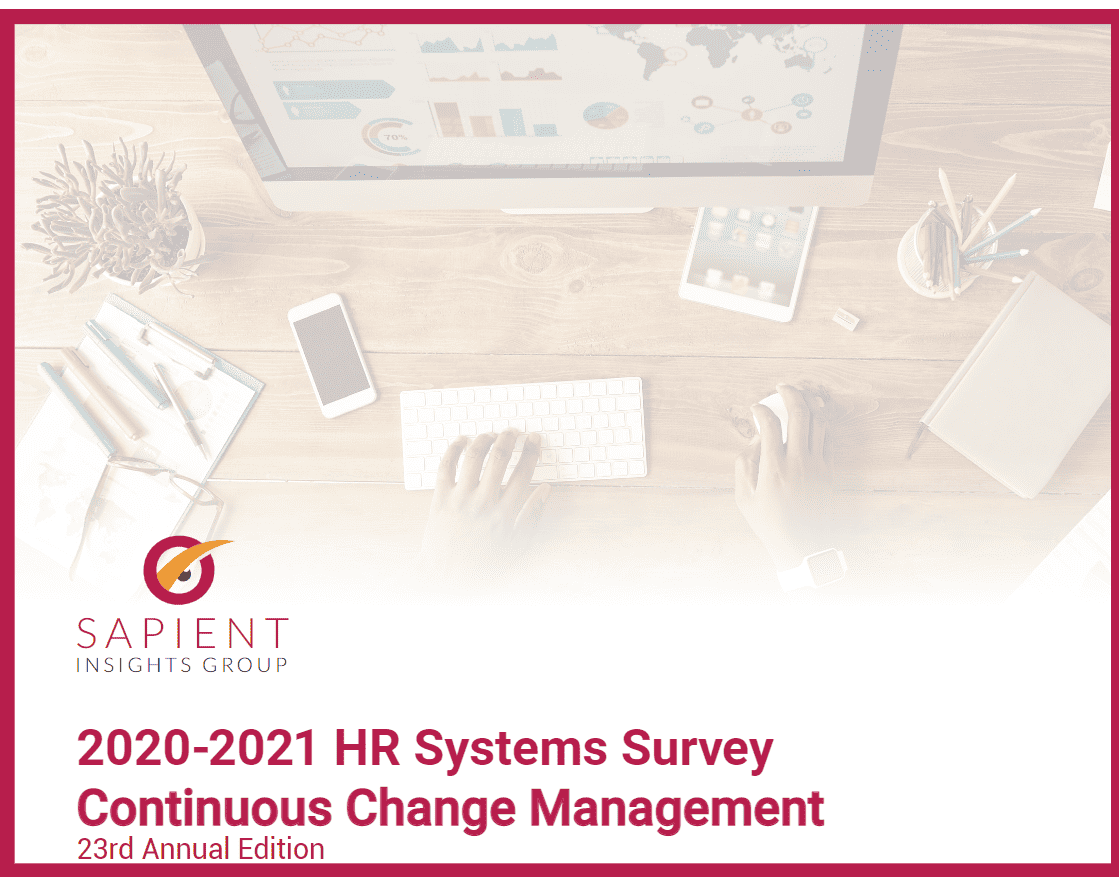 2020-2021 Continuous Change Management - Sapient Insights Group