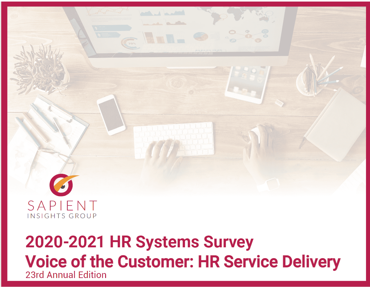 2020-2021 HR Service Delivery Systems/Service Delivery - Sapient ...