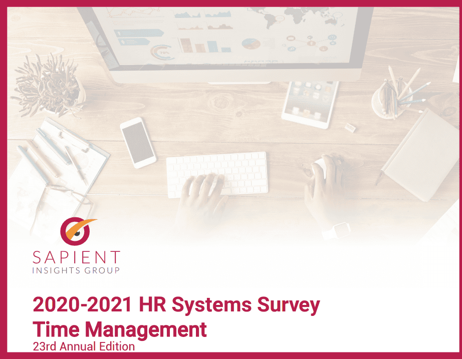 2020-2021 Time Management Applications - Sapient Insights Group