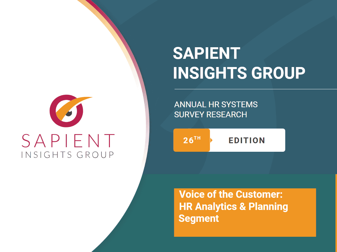 2023 Voice of the Customer: HR Analytics & Planning Segment - Sapient Insights Group